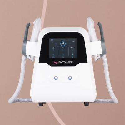 China Ab Slimming Ems Muscle Stimulator 2 Handles Ems Emt Muscle Stimulation Machine for sale