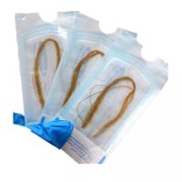 China Water Soluble Threads Silk Face Golden Protein Thread 12 Lines/Bag for sale