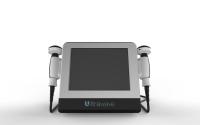 China 1MHz Ultrawave Shockwave Physiotherapy Machine With  Two Handles for sale
