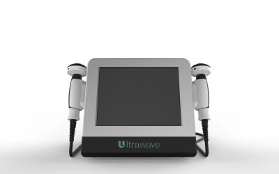 China 1MHz Ultrawave Shockwave Physiotherapy Machine With  Two Handles for sale