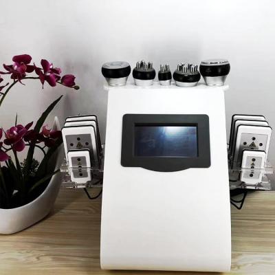 China 6 In 1 Portable Vacuum 40K Cavitation Machine Wave Fat System for sale