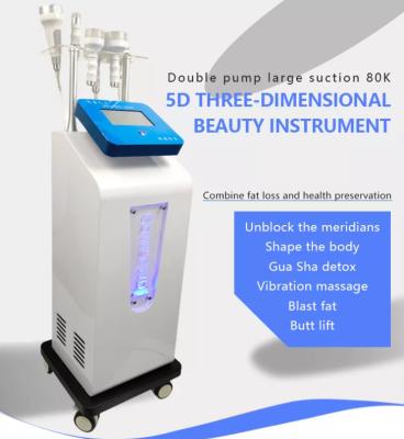 China 5D 80K Vacuum Cavitation Machine Radio Frequency Ultrasonic 6 In 1 for sale