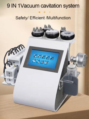 China 9 In 1 Ultrasonic Cavitation Vacuum Beauty Machine 40K 300w for sale