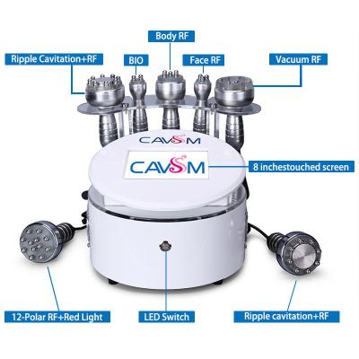China 7 In 1 Lipo Laser Ultrasonic RF Cavitation Machine 25 - 40K for sale