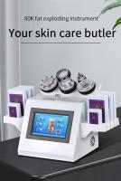 China 6 In 1 80K Ultrasonic Cavitation Machine For Fat Burner Home Use for sale
