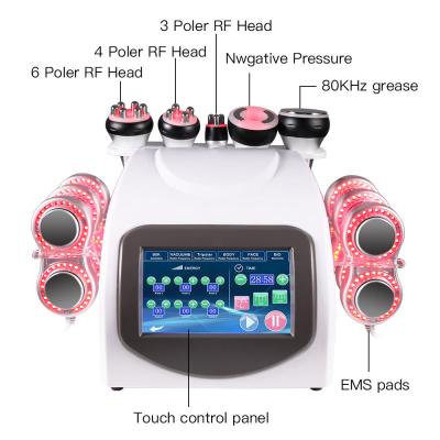 China Fat Reduction Ultrasonic Cavitation Device 6 In 140K for sale