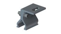 China Architectural Standing Seam Metal Roof Solar Mounting System - 88 M/S Wind Load, 1.5 KN/M² Snow Capacity for sale