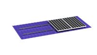 China Commercial Metal Roof Solar Clamps - 88 m/s Wind Load, 1.5 kN/m² Snow Capacity, 25-Year Service Life for sale
