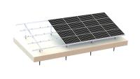 China 45 Degree Aluminum Ground Mounting System for Solar PV - 60 M/S Wind Load, 25 Year Lifespan for sale
