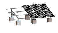 China Steel Solar Ground Mounting System 88m/s Wind Load 2.0kN/m² Snow Load Galvanized Structure for sale