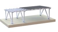 China 60m/s Wind Load 1.5kN/m² Snow Load Solar Panel Carport Structure for Commercial Parking and EV Charging for sale