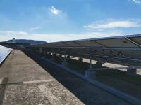 China HDG Steel Ballasted Solar Mounting System for Flat Roofs - 60 M/S Wind Load, 25 Year Work Life for sale