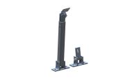 China Tilt Leg Adjustable Metal Roof Solar Mounting System with 88 m/s Wind Load and 1.5 kN/m² Snow Capacity for sale