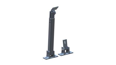 China Tilt Leg Adjustable Metal Roof Solar Mounting System with 88 m/s Wind Load and 1.5 kN/m² Snow Capacity for sale