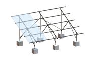 China Common Rail Steel Ground Mounting System for Solar Panels - 60 m/s Wind Load, 1.0 kN/m² Snow Load Capacity for sale