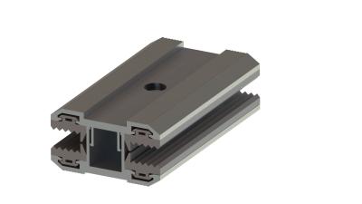 China Aluminum Alloy Solar Panel Thin Film Clamps 60mm-100mm for 6-9mm Module Mounting Systems for sale