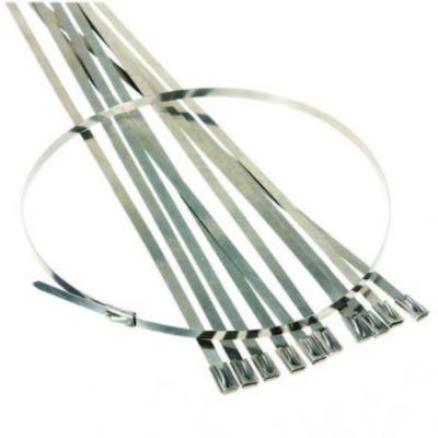 China 4.6mm & 7.9mm Solar Cable Ties - SUS304 Stainless Steel Zip Ties for PV Panel Mounting Systems for sale