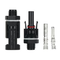 China MC4 Solar Panel Connector IP67 Rated Male Female Photovoltaic Wire Connector 1 Meter Water Resistance for sale