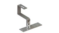 China Flat Adjustable Tile Hook Solar Mounting System - 88m/s Wind Load, 1.5kN/m² Snow Load - 25 Year Lifespan for sale