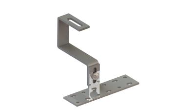 China Flat Adjustable Tile Hook Solar Mounting System - 88m/s Wind Load, 1.5kN/m² Snow Load - 25 Year Lifespan for sale