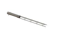 China Q235B Cast-In-Place Concrete Pile Solar Ground Mounting System 76×4×1500mm with 25-Year Design Life for sale