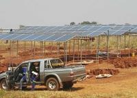China Galvanized Telecom Solar Mounting System 40m/s Wind Load 25 Year Service Life for Remote Base Stations for sale