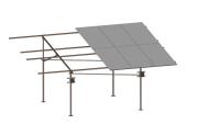 China Steel Telecom Solar Mount Structure - 30 M/S Wind Load, 25-Year Design Life for Base Stations for sale