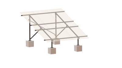 China MGC Steel Ground Mounting System for Solar Panels - 88 M/S Wind Load, 2.0 KN/M² Snow Load, 25-Year Lifespan for sale