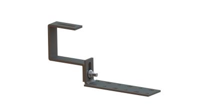 China SUS304 Flat Solar Brackets for Tile Roof Mounting Kit - 60 M/S Wind Load, 1.2 KN/M² Snow Capacity for sale