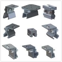 China A2 Photovoltaic Metal Roof Solar Mounting System Aluminum Clamp 50mm for sale
