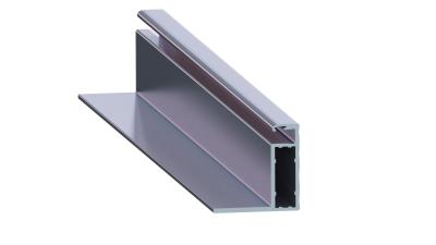 China LP028 Solar Panel Frame Aluminum Profile Kit with 15μm Anodizing and 12HW Hardness for 25-Year Outdoor Performance for sale