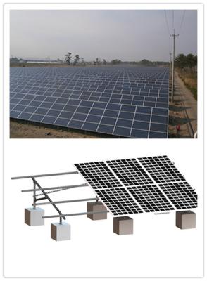 China MGC Steel Solar PV Ground Mounting System - 55m/s Wind Load, 800mm Snow Load, Q235B Steel Construction for sale