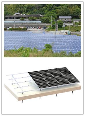 China MGAS-I 500mm Snow Load Aluminum Solar Mounting System for Ground and Cement Roof Installation 35m/s Wind Rating for sale