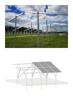 China LP SOLAR Ground Mount C-Channel Steel Solar Mounting System S350GD - 2.0KN/m² Snow Load, 25 Year Lifespan for sale