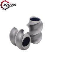 China Segments Bimetallic Barrel Twin Screw Extruder Screw Element Parts for sale