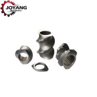 China Segments Bimetallic Barrel Twin Screw Extruder Screw Element Parts for sale