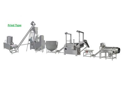 China Fried  / Baked Kurkure Making Machine , Corn Puff Extruder Machine 18*2*3.5m Size for sale