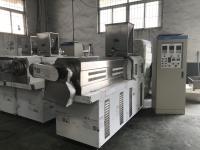 China Silver Grey Dog Food Manufacturing Equipment , Dry Animal Feed Machine Easy Operation for sale