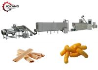China Cheese Ball Puffed Corn Snack Making Machine Inverter Speed Controlling for sale