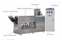 China Cheese Ball Puffed Corn Snack Making Machine Inverter Speed Controlling for sale