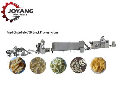 China Fried Snacks Pellet Chips Making Machine Screw Shell Snack Food Equipment for sale