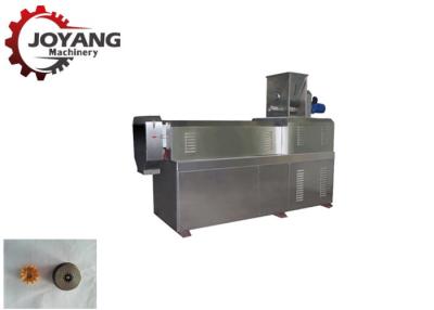 China Twin Screw Extruder Puffed Corn Snack Making Machinery Flower Type Low Noise for sale