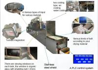 China PLC Microwave Drying And Sterilization Machine Food Microwave Drying Oven for sale