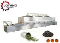 China PLC Cotrol Industrial Microwave Equipment Continuous Microwave Tea Dring Machinne for sale