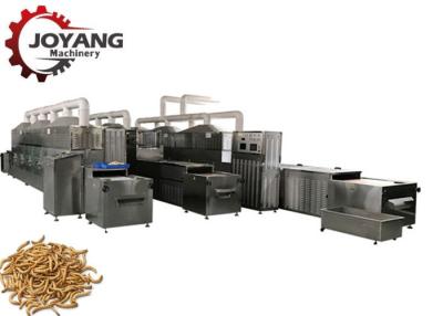 China Flexible Operation Industrial Microwave Equipment Drying And Baking Machine For Mealworm for sale