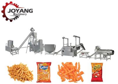 China Fried Kurkure Extruder Puffed Corn Snack Making Machine Cheetos Prcessing Line for sale