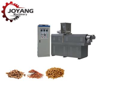 China Double Screw Extruder Pet Food Production Line , Animal Food Production Line for sale