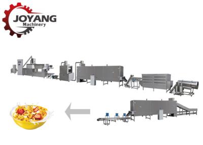 China Corn Flakes Cereal Extruder Machine , Breakfast Cereals Production Line for sale