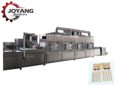 China Stainless Steel Industrial Size Microwave Chopsticks Drying Equipment Fast Speed for sale
