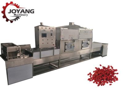 China 60KW Microwave Drying And Sterilization Machine Fully Automatic Tunnel Type Medlar Drying Equipment for sale